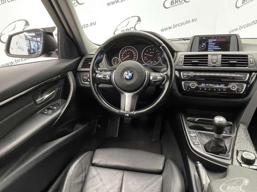 Black BMW 318 2016 in Vilnius, with an engine capacity of 1.50 L and mileage of 95 thousand km for 9900 €, photo 14 on AUTOMOTO.COM.LV