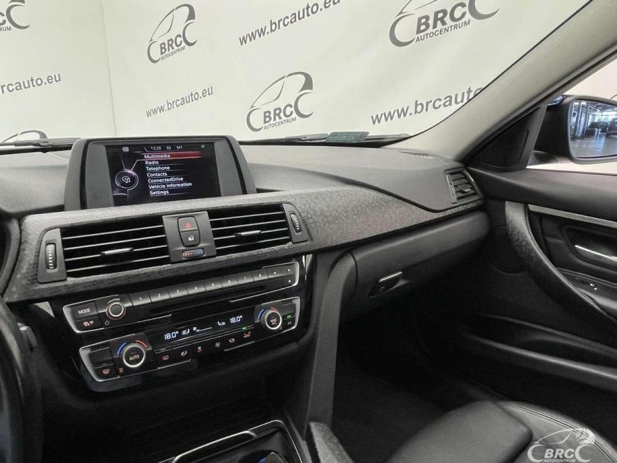 Black BMW 318 2016 in Vilnius, with an engine capacity of 1.50 L and mileage of 95 thousand km for 9900 €, photo 26 on AUTOMOTO.COM.LV