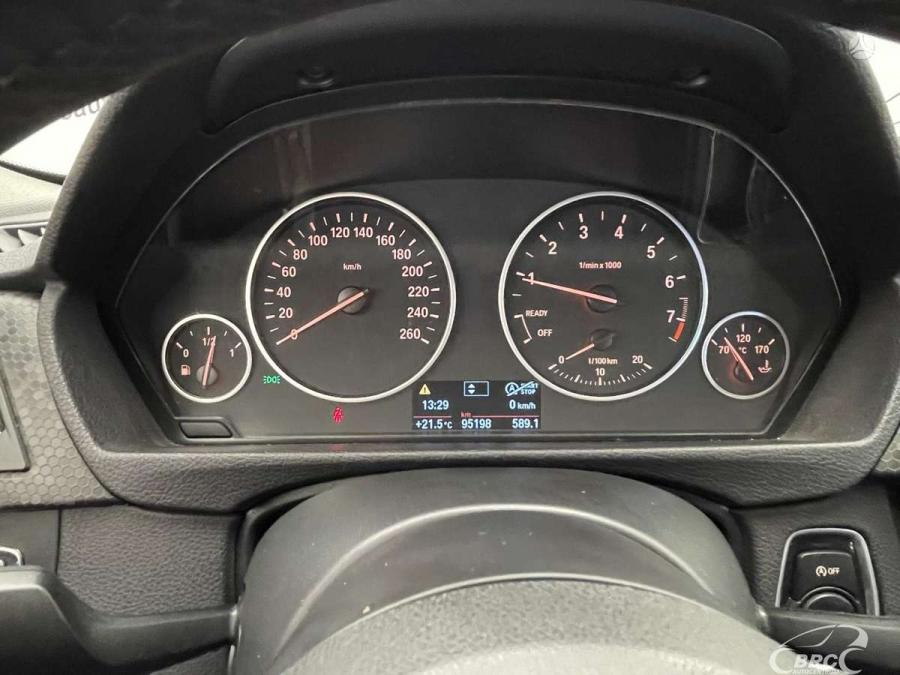 Black BMW 318 2016 in Vilnius, with an engine capacity of 1.50 L and mileage of 95 thousand km for 9900 €, photo 31 on AUTOMOTO.COM.LV