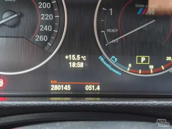 Black BMW 318 2016 in Alytus, with an engine capacity of 3.00 L and mileage of 280 thousand km for 10500 €, photo 11 on AUTOMOTO.COM.LV