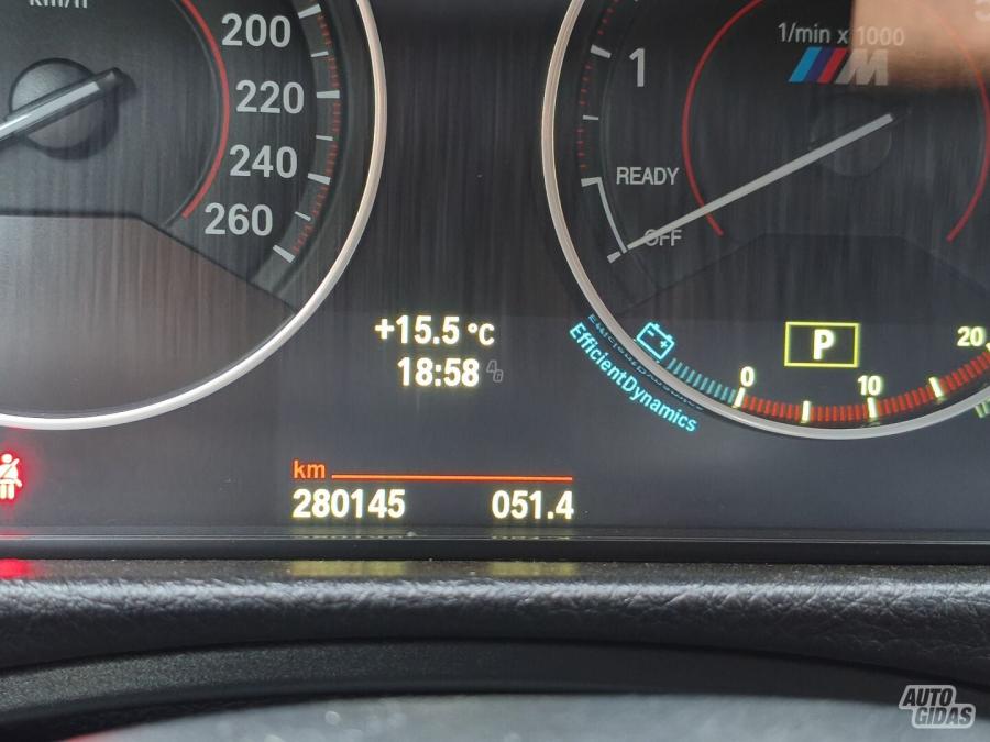 Черный БМВ 318 2016 в Алитус, объемом двигателя 3.00 л и пробегом 280 тыс. км за 10500 €, фото 11 на AUTOMOTO.COM.LV
