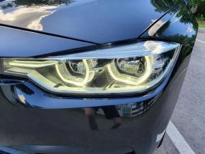 Black BMW 318 2017 in Kaunas, with an engine capacity of 2.00 L and mileage of 249 thousand km for 10900 €, photo 7 on AUTOMOTO.COM.LV