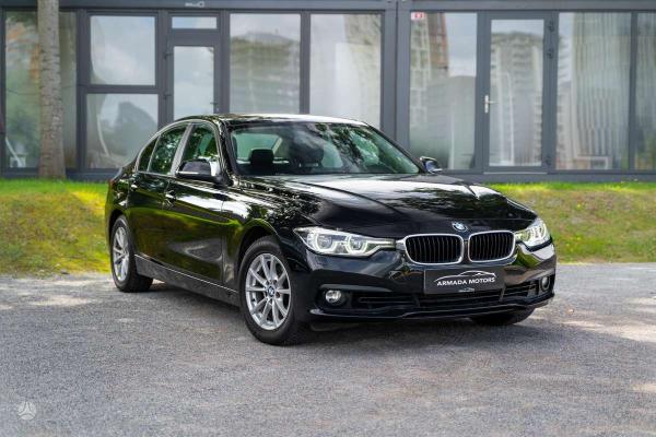 Black BMW 318 2017 in Vilnius, with an engine capacity of 1.50 L and mileage of 164 thousand km for 9900 €, photo 1 on AUTOMOTO.COM.LV