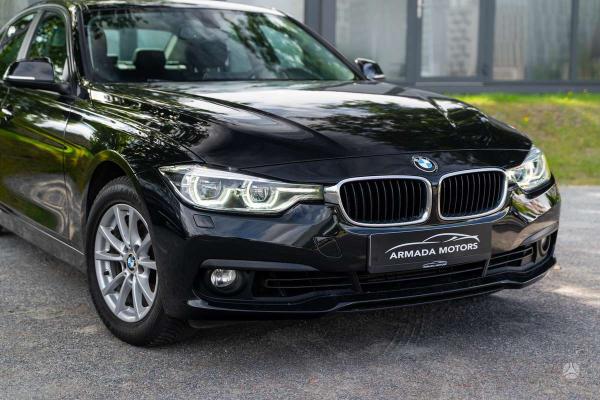 Black BMW 318 2017 in Vilnius, with an engine capacity of 1.50 L and mileage of 164 thousand km for 9900 €, photo 2 on AUTOMOTO.COM.LV