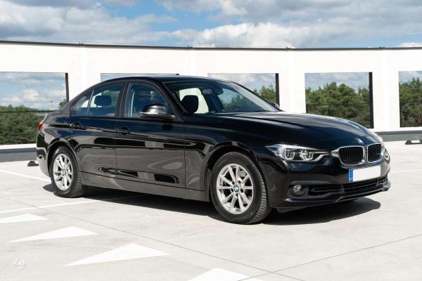 Black BMW 318 2017 in Vilnius, with an engine capacity of 1.50 L and mileage of 168 thousand km for 9900 €, photo 4 on AUTOMOTO.COM.LV