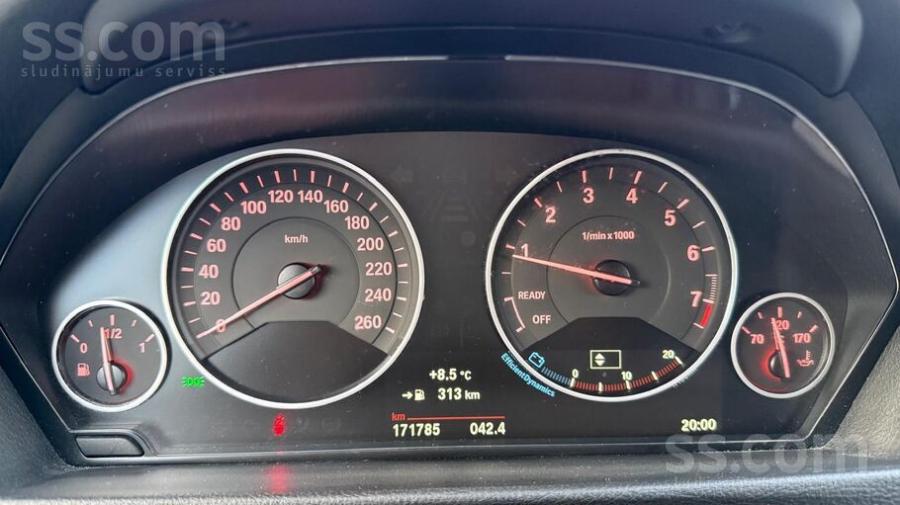 Черный БМВ 318 2018 в Юрмала, объемом двигателя 1.50 л и пробегом 170 тыс. км за 12800 €, фото 14 на AUTOMOTO.COM.LV