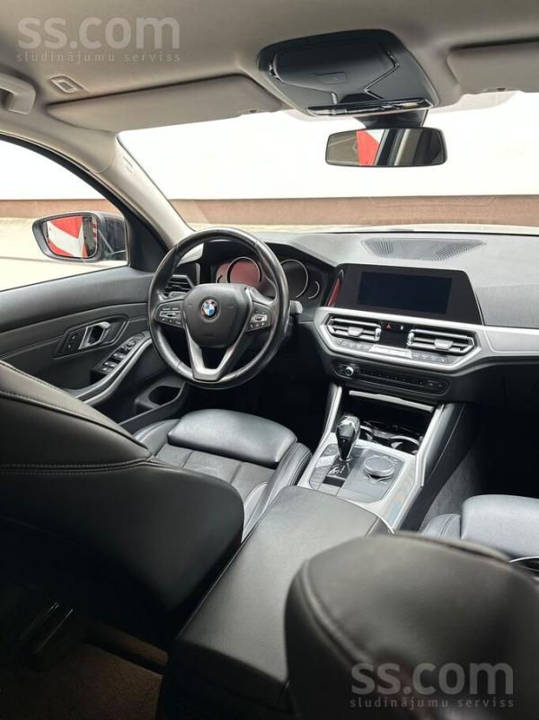Black BMW 318 2019 in Riga, with an engine capacity of 2.00 L and mileage of 125 thousand km for 20990 €, photo 7 on AUTOMOTO.COM.LV