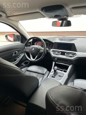 Black BMW 318 2019 in Riga, with an engine capacity of 2.00 L and mileage of 125 thousand km for 20990 €, photo 8 on AUTOMOTO.COM.LV