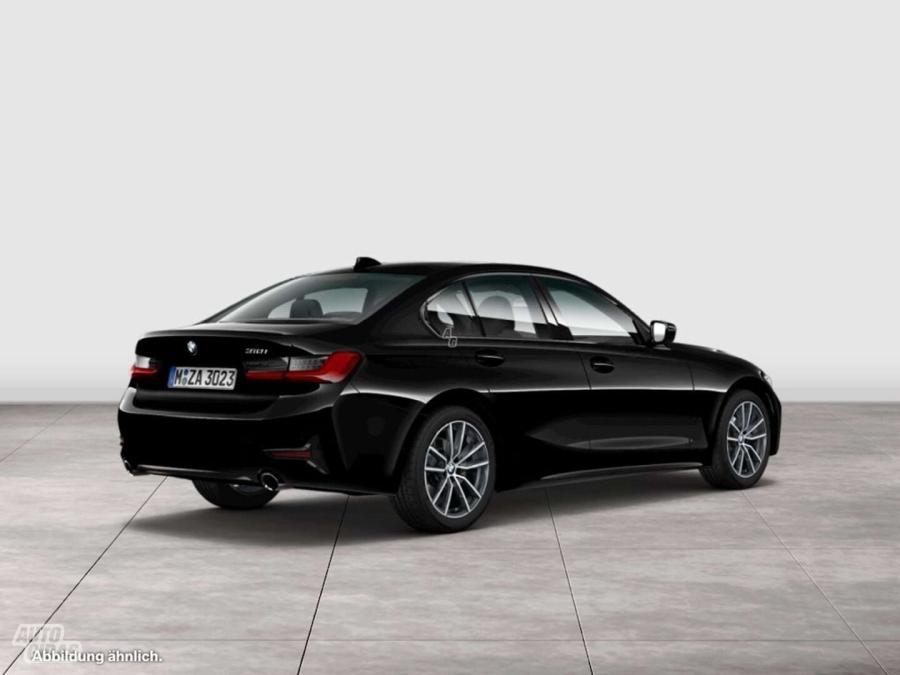 Black BMW 318 2021 in Kaunas, with an engine capacity of 2.00 L and mileage of 62 thousand km for 32674 €, photo 2 on AUTOMOTO.COM.LV