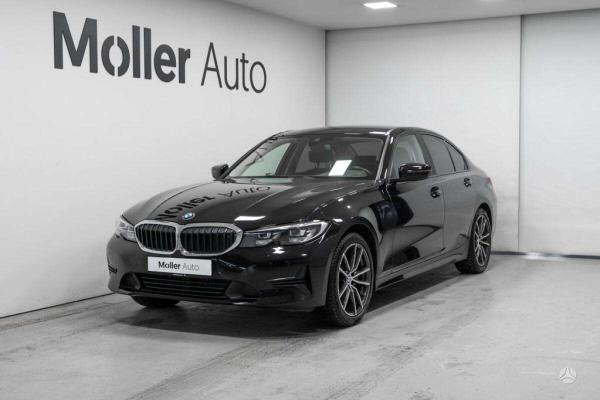 Black BMW 318 2021 in Vilnius, with an engine capacity of 2.00 L and mileage of 70 thousand km for 22500 €, photo 1 on AUTOMOTO.COM.LV