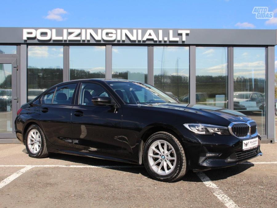 Black BMW 318 2021 in Vilnius, with an engine capacity of 2.00 L and mileage of 39 thousand km for 24750 €, photo 4 on AUTOMOTO.COM.LV