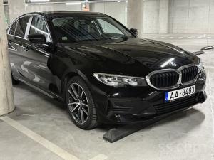 Black BMW 318 2022 in Riga, with an engine capacity of 2.00 L and mileage of 65 thousand km for 25800 €, photo 6 on AUTOMOTO.COM.LV
