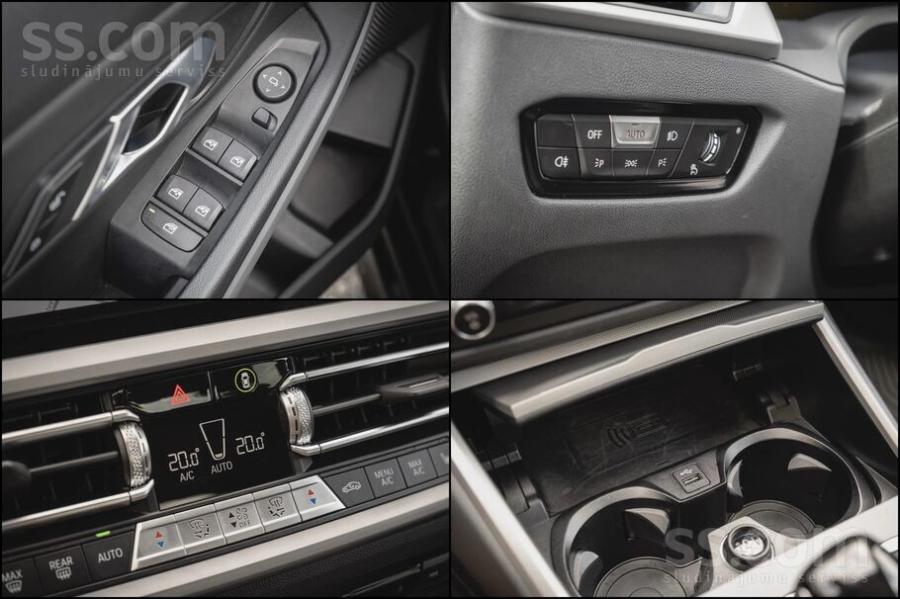 Black BMW 318 2022 in Riga, with an engine capacity of 2.00 L and mileage of 65 thousand km for 25800 €, photo 14 on AUTOMOTO.COM.LV