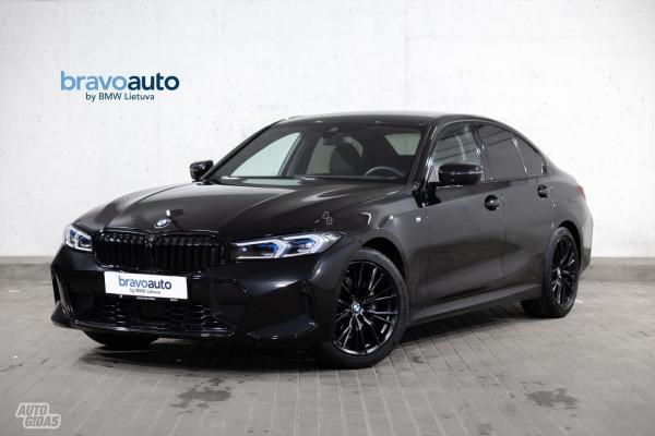Black BMW 318 2024 in Vilnius, with an engine capacity of 2.00 L and mileage of 11 thousand km for 41441 €, photo 1 on AUTOMOTO.COM.LV