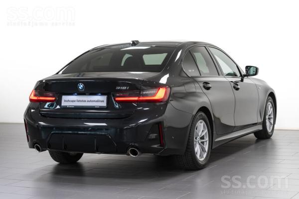Black BMW 318 2024 in Riga, with an engine capacity of 2.00 L and mileage of 49 thousand km for 36500 €, photo 3 on AUTOMOTO.COM.LV