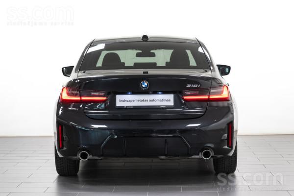 Black BMW 318 2024 in Riga, with an engine capacity of 2.00 L and mileage of 49 thousand km for 36500 €, photo 5 on AUTOMOTO.COM.LV