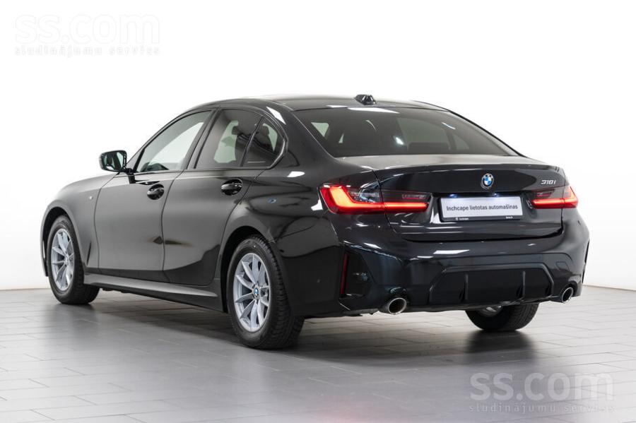 Black BMW 318 2024 in Riga, with an engine capacity of 2.00 L and mileage of 49 thousand km for 36500 €, photo 15 on AUTOMOTO.COM.LV
