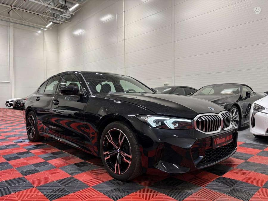 Black BMW 318 2025 in Vilnius, with an engine capacity of 1.97 L and mileage of 18 thousand km for 34500 €, photo 4 on AUTOMOTO.COM.LV
