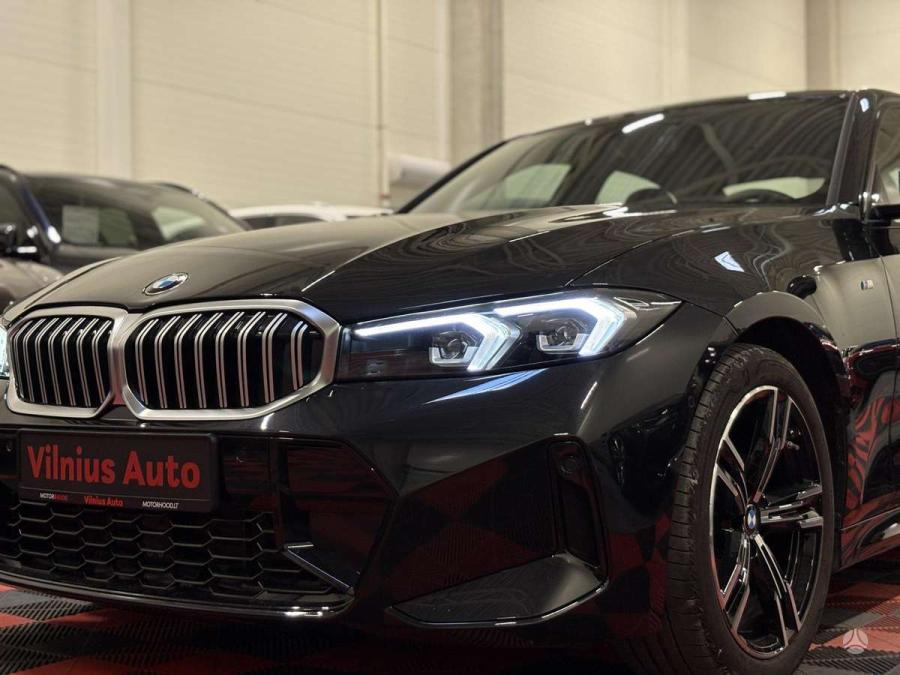 Black BMW 318 2025 in Vilnius, with an engine capacity of 1.97 L and mileage of 18 thousand km for 34500 €, photo 8 on AUTOMOTO.COM.LV