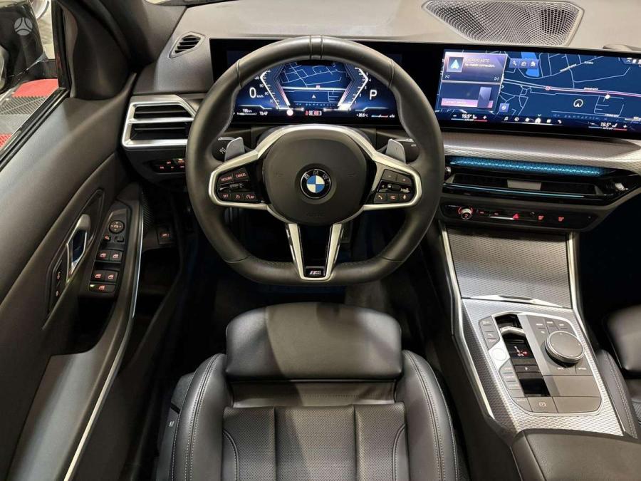 Black BMW 318 2025 in Vilnius, with an engine capacity of 1.97 L and mileage of 18 thousand km for 34500 €, photo 20 on AUTOMOTO.COM.LV