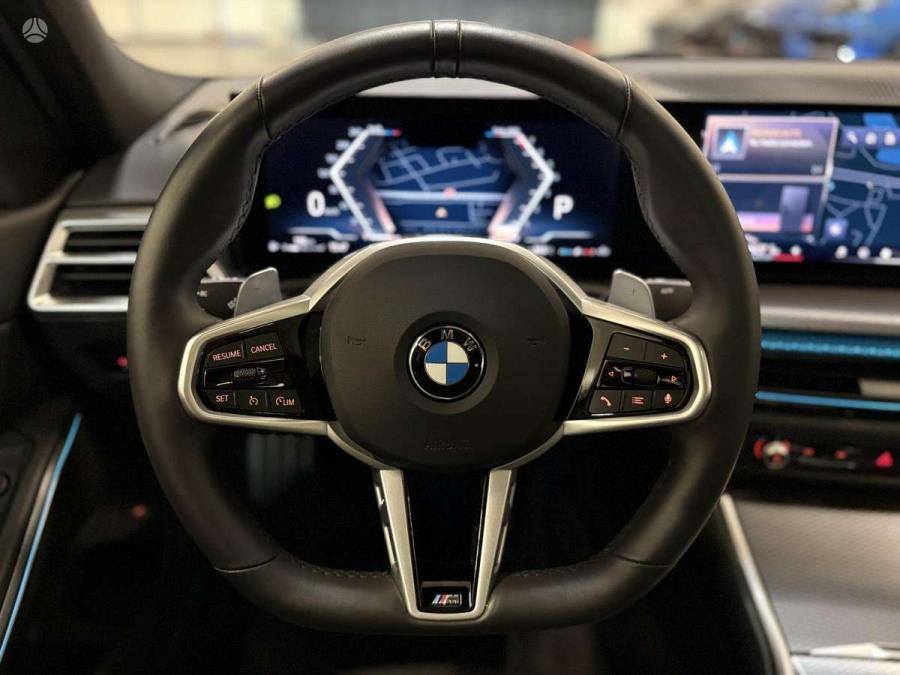 Black BMW 318 2025 in Vilnius, with an engine capacity of 1.97 L and mileage of 18 thousand km for 34500 €, photo 21 on AUTOMOTO.COM.LV