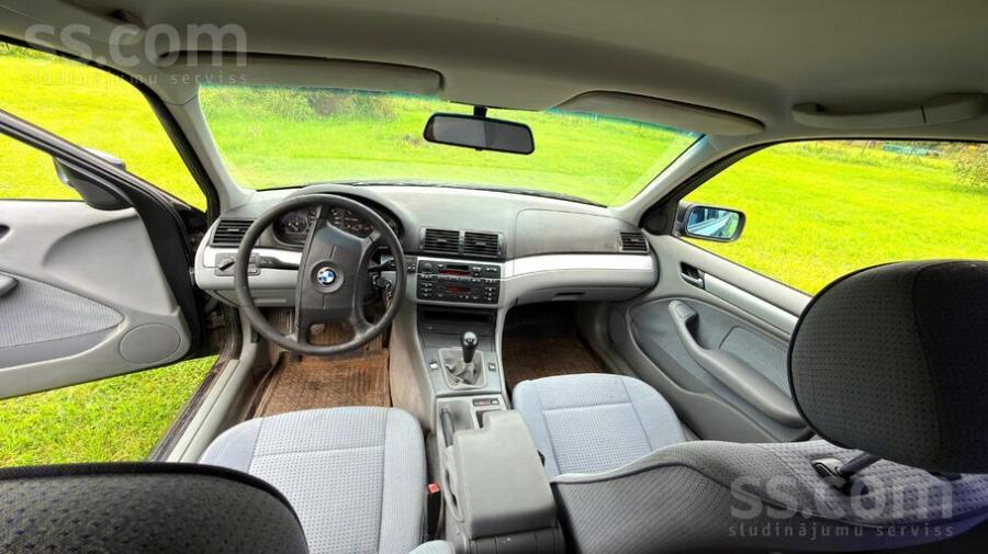 Black BMW 318 2000 in Riga, with an engine capacity of 1.90 L and mileage of 377 thousand km for 1250 €, photo 16 on AUTOMOTO.COM.LV