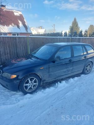 Black BMW 318 2002 in Riga, with an engine capacity of 2.00 L and mileage of 320 thousand km for 1300 €, photo  on AUTOMOTO.COM.LV