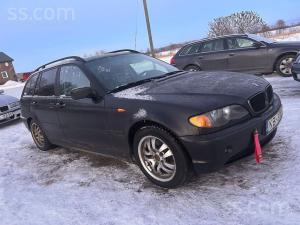 Black BMW 318 2002 in Liepaja, with an engine capacity of 2.00 L and mileage of 391 thousand km for 1200 €, photo  on AUTOMOTO.COM.LV
