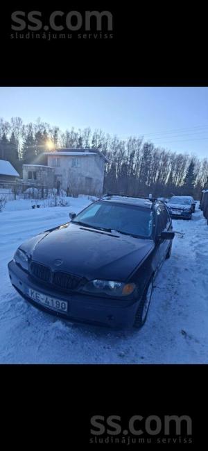 Black BMW 318 2002 in Riga, with an engine capacity of 2.00 L and mileage of 460 thousand km for 1300 €, photo  on AUTOMOTO.COM.LV