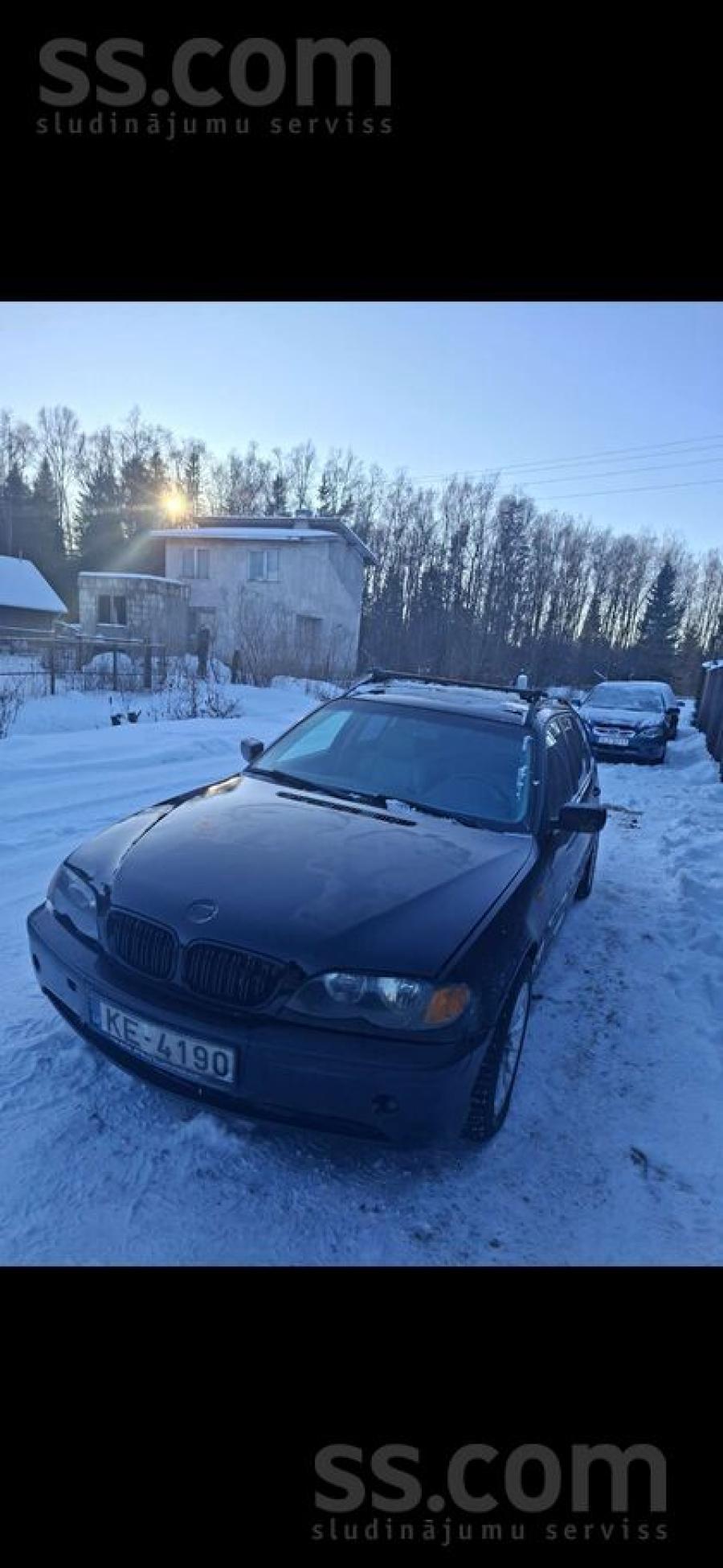 Black BMW 318 2002 in Riga, with an engine capacity of 2.00 L and mileage of 460 thousand km for 1300 €, photo 1 on AUTOMOTO.COM.LV