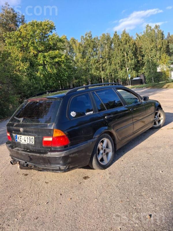 Black BMW 318 2002 in Gulbene, with an engine capacity of 2.00 L and mileage of 477 thousand km for 1850 €, photo 6 on AUTOMOTO.COM.LV