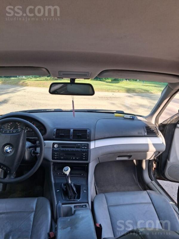 Black BMW 318 2002 in Gulbene, with an engine capacity of 2.00 L and mileage of 477 thousand km for 1850 €, photo 7 on AUTOMOTO.COM.LV
