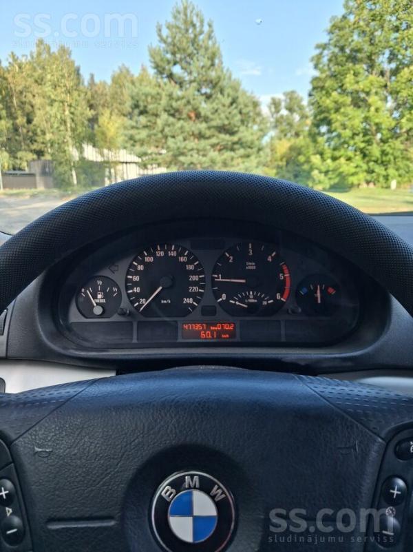 Black BMW 318 2002 in Gulbene, with an engine capacity of 2.00 L and mileage of 477 thousand km for 1850 €, photo 10 on AUTOMOTO.COM.LV