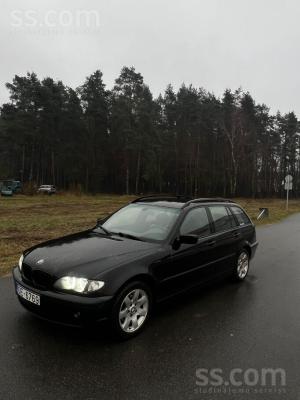 Black BMW 318 2003 in Riga, with an engine capacity of 2.00 L and mileage of 371 thousand km for 3000 €, photo 4 on AUTOMOTO.COM.LV