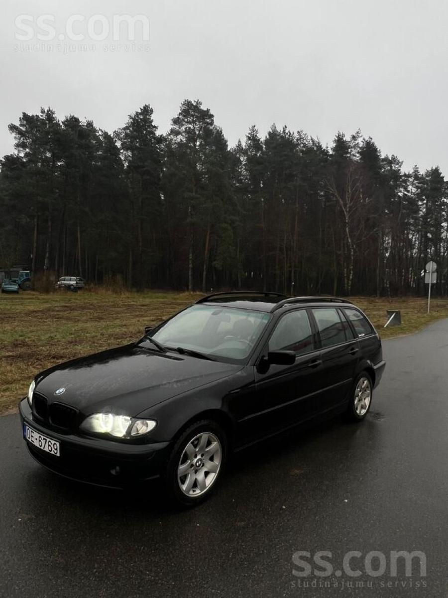 Black BMW 318 2003 in Riga, with an engine capacity of 2.00 L and mileage of 371 thousand km for 3000 €, photo 4 on AUTOMOTO.COM.LV