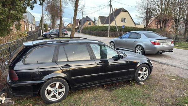 Black BMW 318 2003 in Vilnius, with an engine capacity of 2.00 L and mileage of 320 thousand km for 600 €, photo 1 on AUTOMOTO.COM.LV