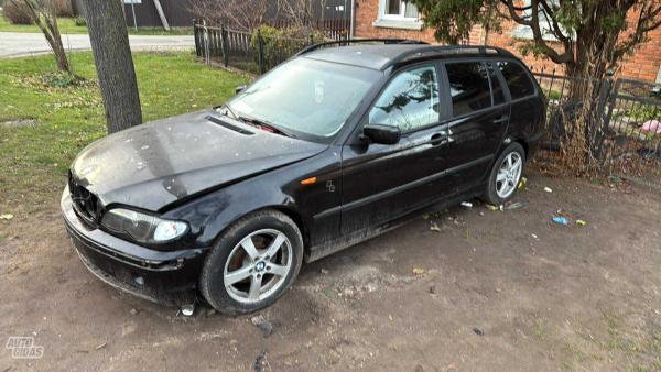 Black BMW 318 2003 in Vilnius, with an engine capacity of 2.00 L and mileage of 320 thousand km for 600 €, photo 3 on AUTOMOTO.COM.LV