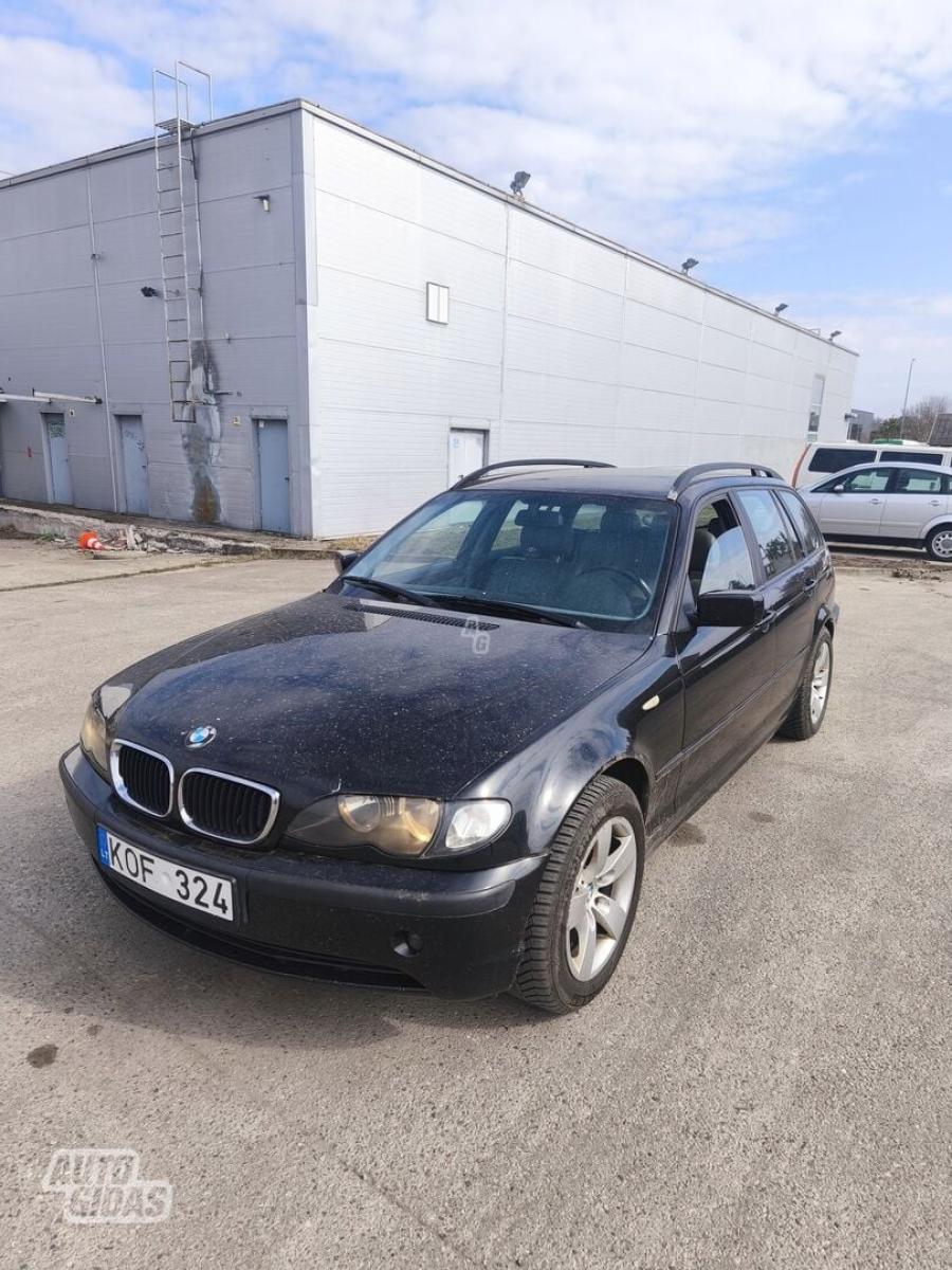 Melns BMW 318 2003 Kauņa, ar dzinēja tilpumu 2.00 L un nobraukumu 325 tūkst. km par 850 €, foto 1 vietnē AUTOMOTO.COM.LV