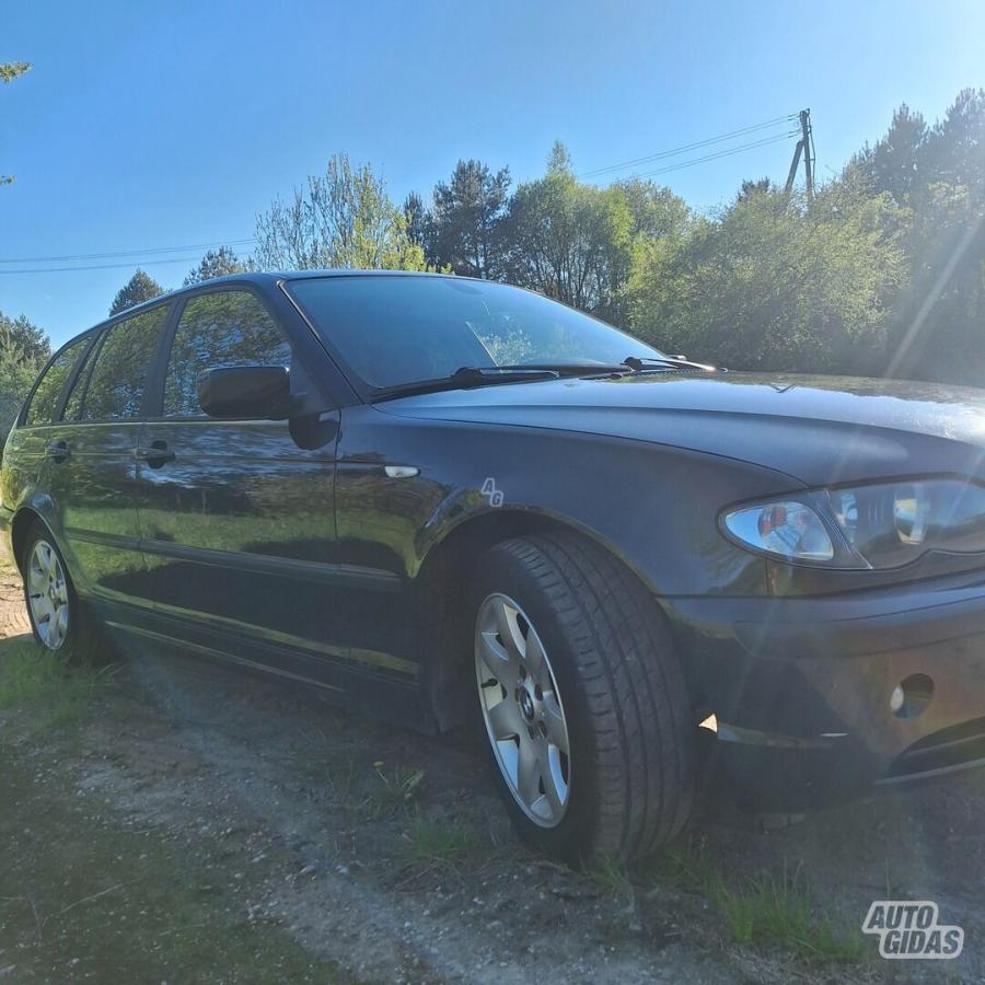 Black BMW 318 2003 in Utena, with an engine capacity of 2.00 L and mileage of 251 thousand km for 1599 €, photo 5 on AUTOMOTO.COM.LV