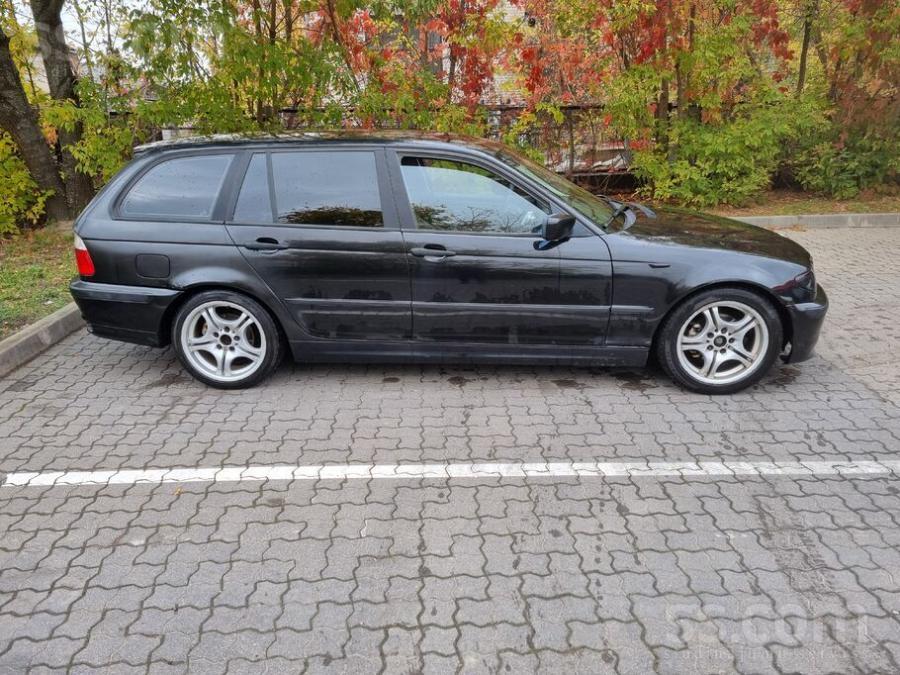 Black BMW 318 2003 in Jelgava, with an engine capacity of 2.50 L and mileage of 388 thousand km for 2500 €, photo 5 on AUTOMOTO.COM.LV