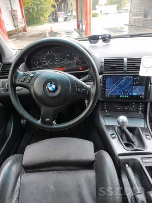 Black BMW 318 2003 in Jelgava, with an engine capacity of 2.50 L and mileage of 388 thousand km for 2500 €, photo 11 on AUTOMOTO.COM.LV