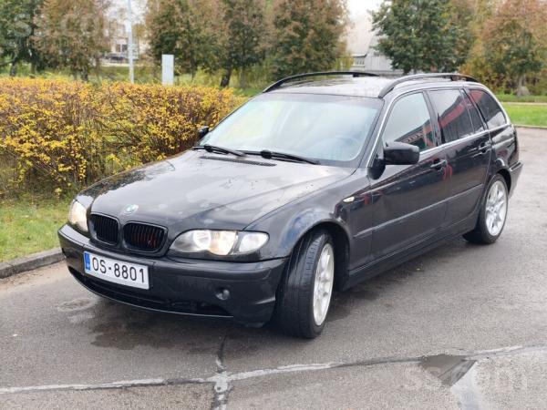 Black BMW 318 2003 in Tukums, with an engine capacity of 2.00 L and mileage of 420 thousand km for 1650 €, photo 1 on AUTOMOTO.COM.LV