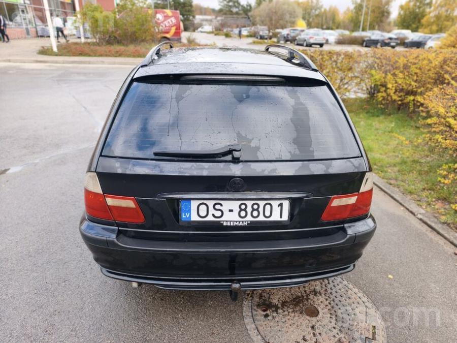 Black BMW 318 2003 in Tukums, with an engine capacity of 2.00 L and mileage of 420 thousand km for 1650 €, photo 5 on AUTOMOTO.COM.LV
