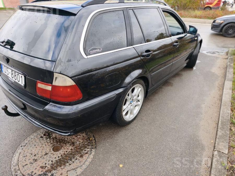 Black BMW 318 2003 in Tukums, with an engine capacity of 2.00 L and mileage of 420 thousand km for 1650 €, photo 6 on AUTOMOTO.COM.LV