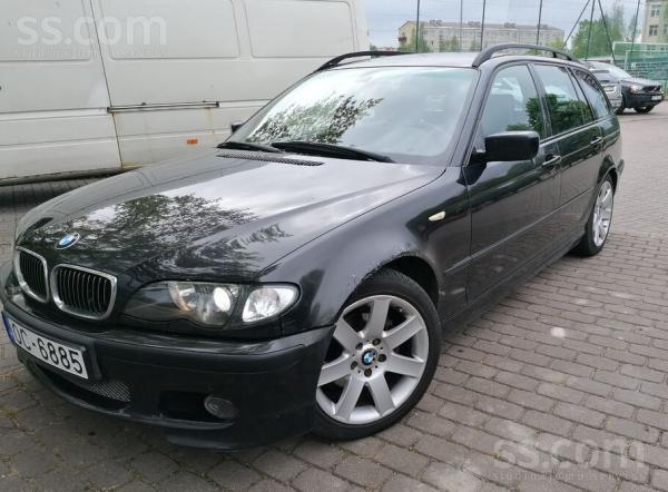 Black BMW 318 2004 in Ventspils, with an engine capacity of 2.00 L and mileage of 422 thousand km for 2050 €, photo 1 on AUTOMOTO.COM.LV