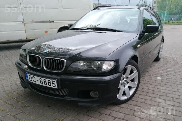 Black BMW 318 2004 in Ventspils, with an engine capacity of 2.00 L and mileage of 422 thousand km for 2050 €, photo 2 on AUTOMOTO.COM.LV