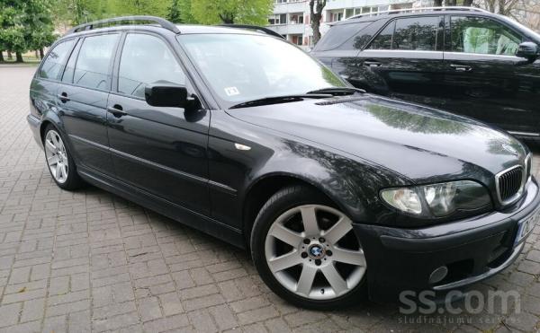 Black BMW 318 2004 in Ventspils, with an engine capacity of 2.00 L and mileage of 422 thousand km for 2050 €, photo 3 on AUTOMOTO.COM.LV