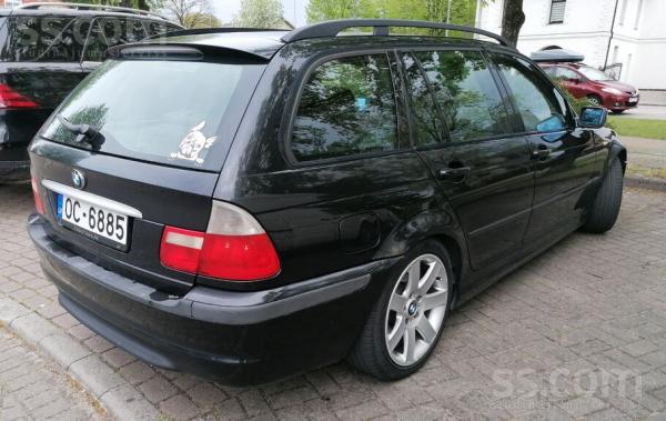 Black BMW 318 2004 in Ventspils, with an engine capacity of 2.00 L and mileage of 422 thousand km for 2050 €, photo 5 on AUTOMOTO.COM.LV
