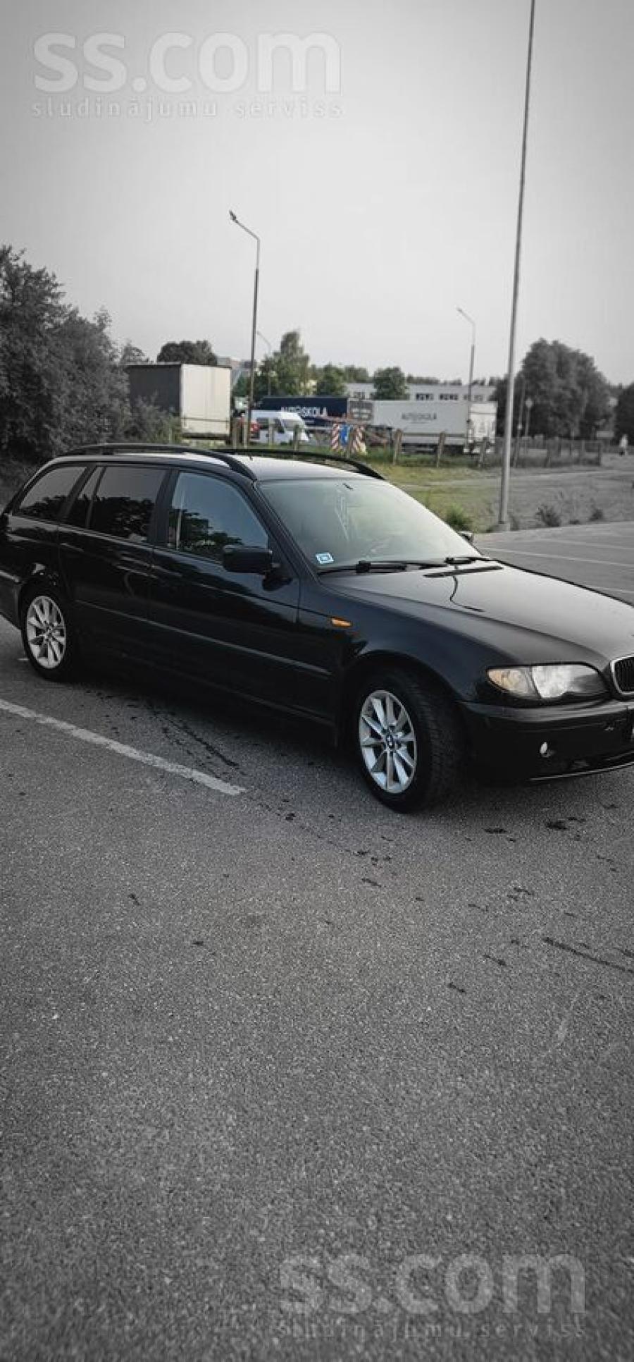 Black BMW 318 2004 in Riga, with an engine capacity of 2.00 L and mileage of 380 thousand km for 1750 €, photo 5 on AUTOMOTO.COM.LV