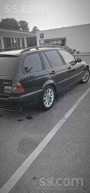 Black BMW 318 2004 in Riga, with an engine capacity of 2.00 L and mileage of 380 thousand km for 1750 €, photo 6 on AUTOMOTO.COM.LV